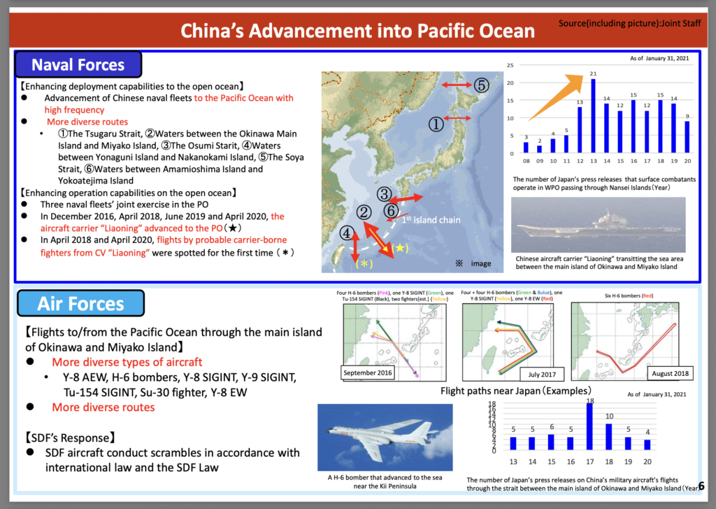 Japan Ministry of Defense: “Security Environment Surrounding Japan ...