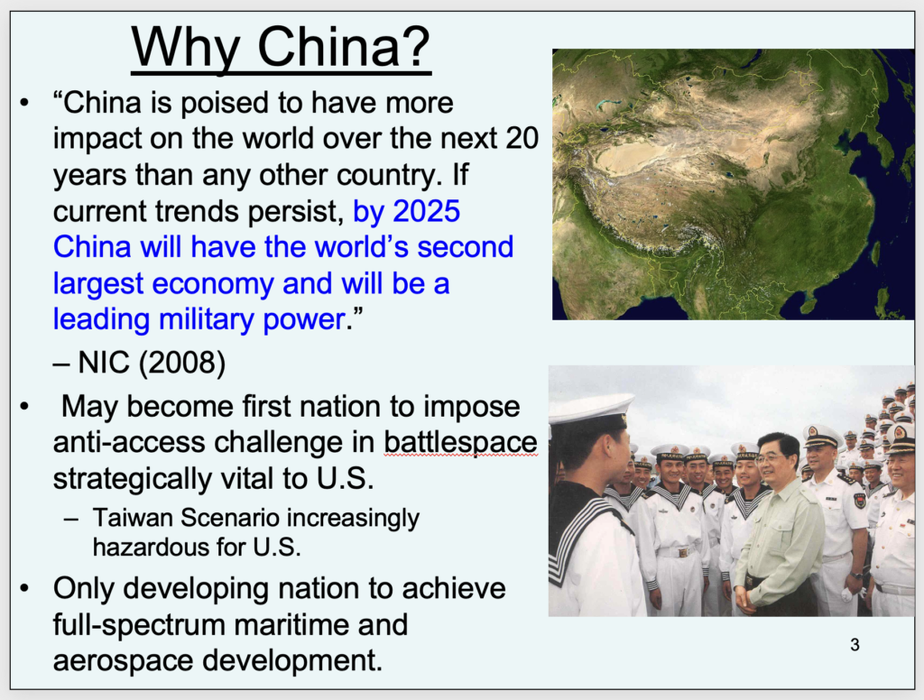China’s Military Development: Maritime and Aerospace Dimensions ...