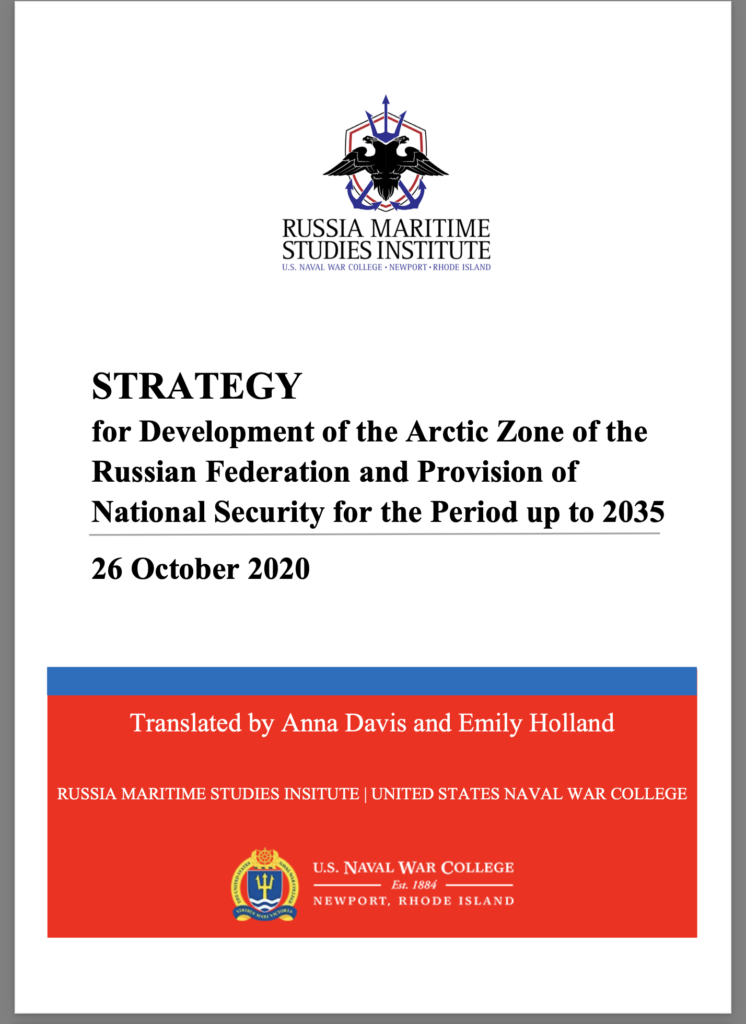 Putin’s Naval Strategy & Development—Key Docs/Translations + Analysis ...