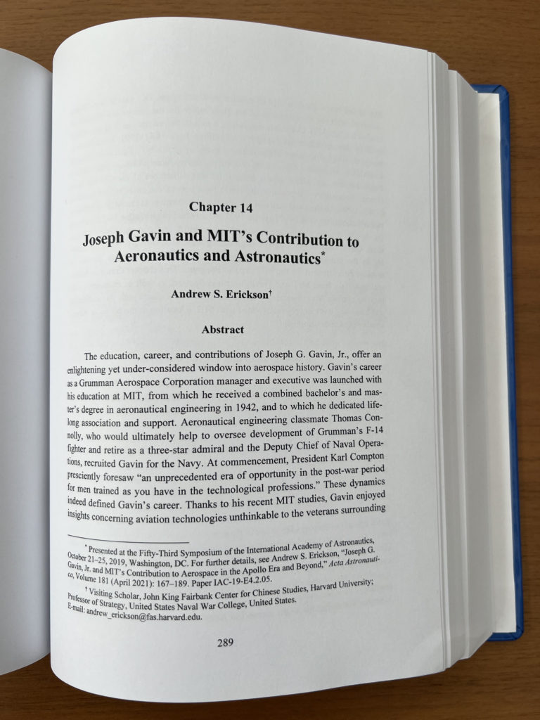 Joseph Gavin and MIT’s Contribution to Aeronautics and Astronautics ...