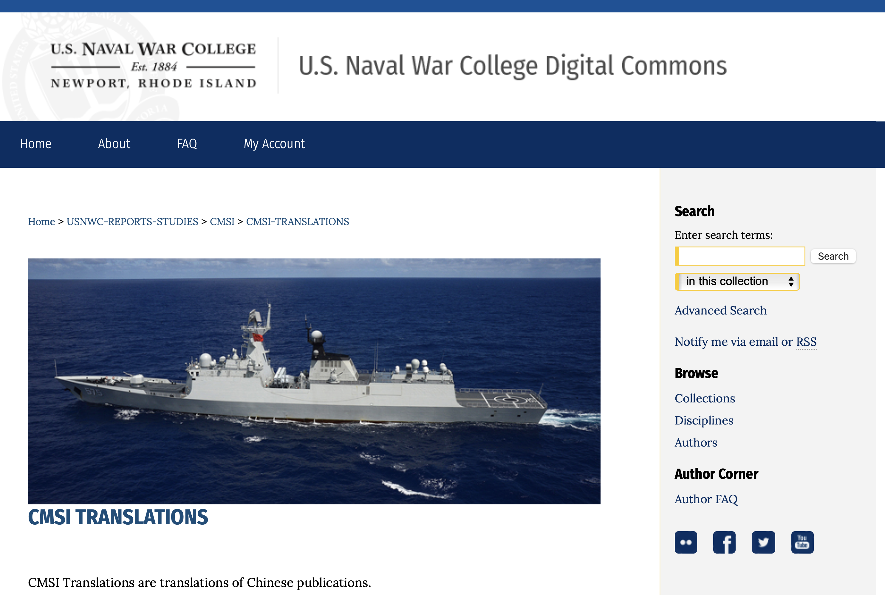 CMSI Translation #3: “Discussion on the Requirements and Methods of ...