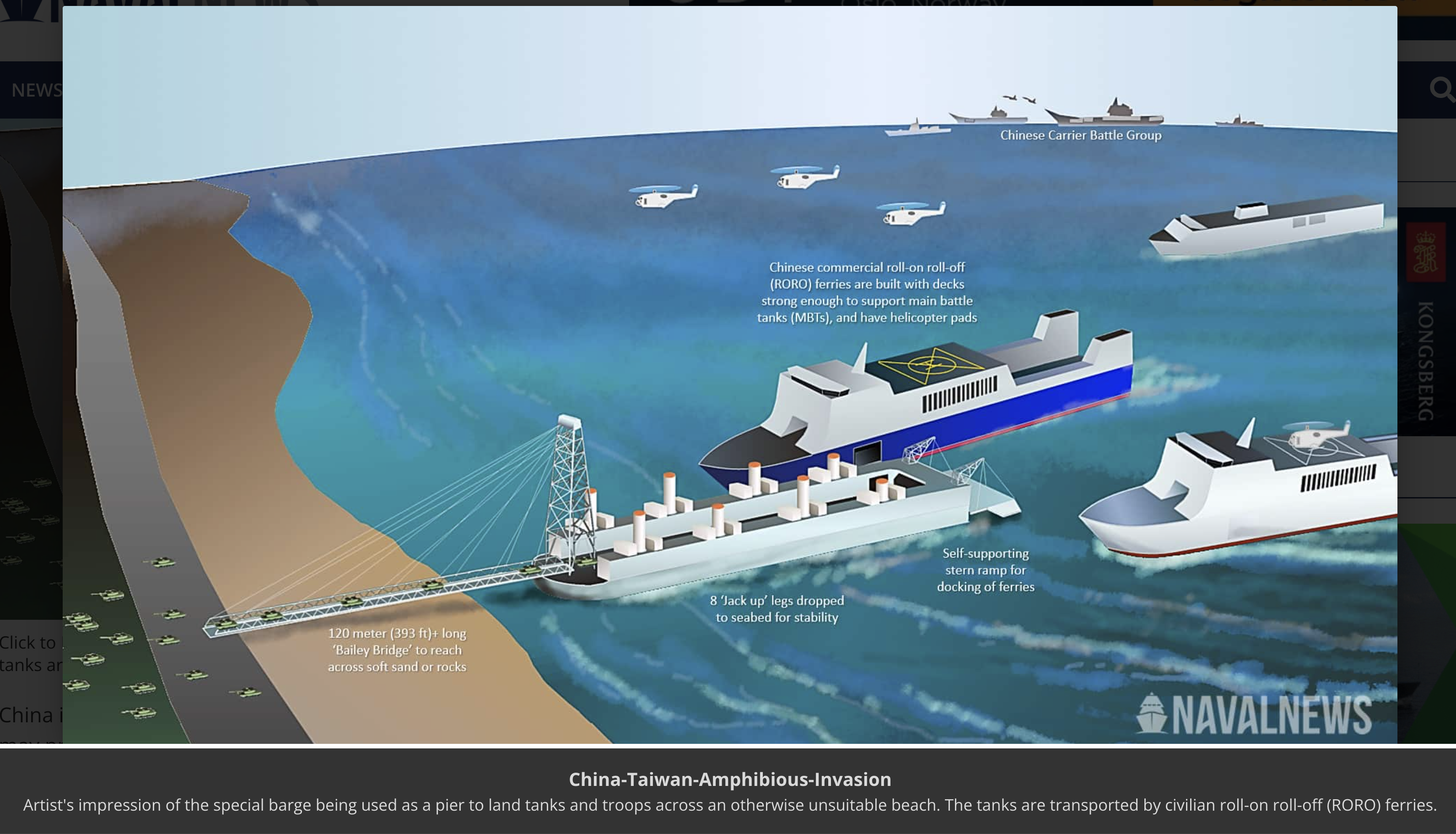 Shuiqiao Bridge Barges Expand & Extend PRC Amphibious Landing ...