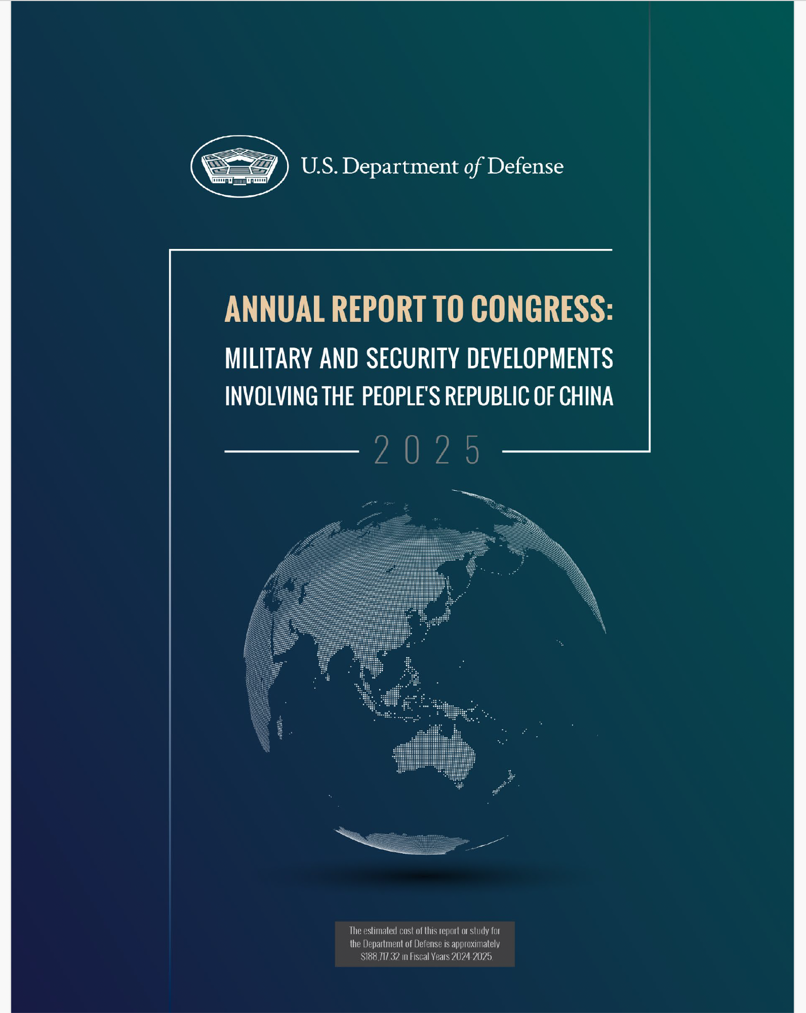 Department of War Just Released 2025 China Military Power Report–Full ...